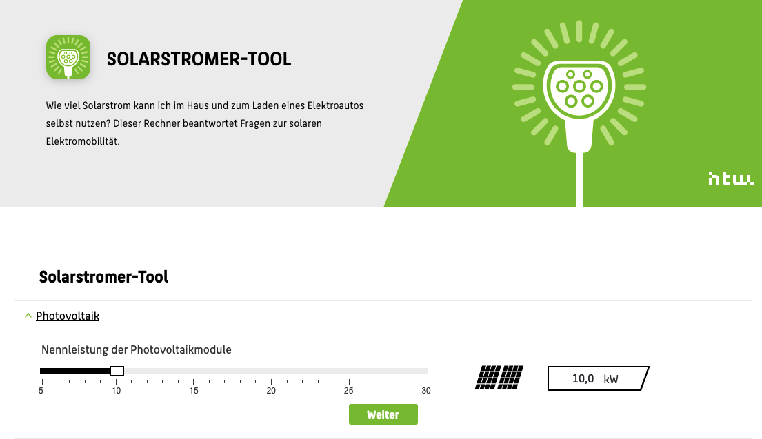 HTW Berlin stellt neues Solarstromer-Tool vor