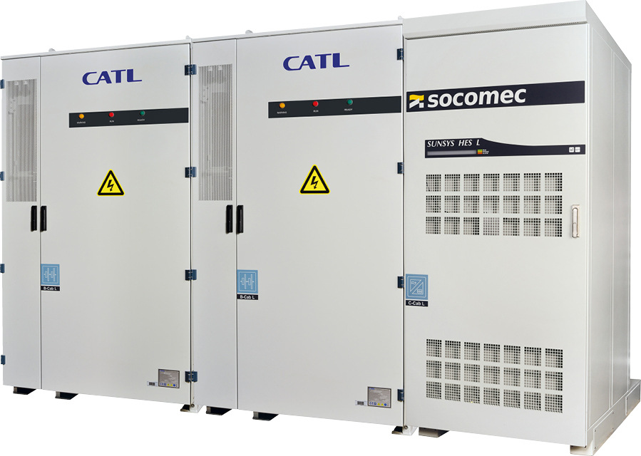 Socomec - Outdoorspeicher fürs Gewerbe und die Industrie