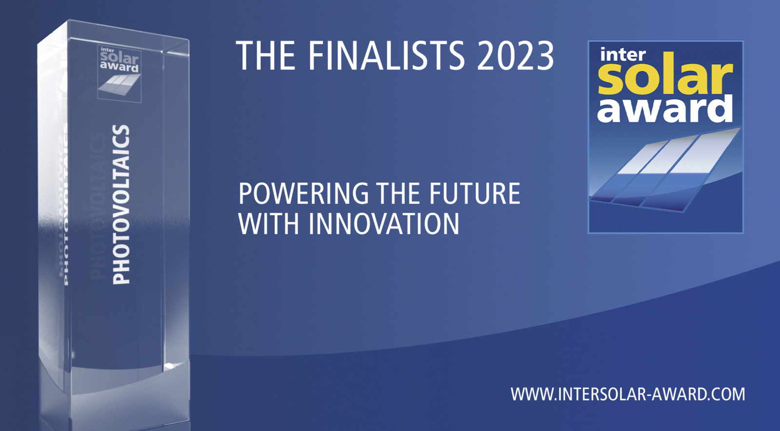 Intersolar Award 2023 - Ideen für die Solare wende